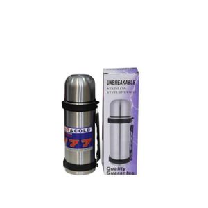 Shop unbreakable stainless steel flask - 1.1 litre steel.