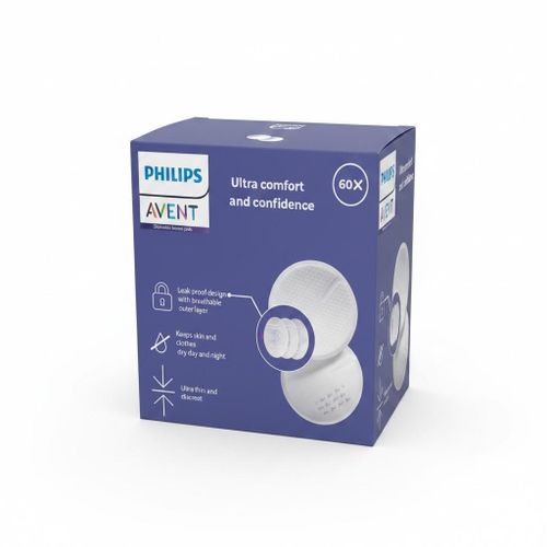 Shop Disposable Breast Pads, SCF254/61, (Pack of 60) -Purple