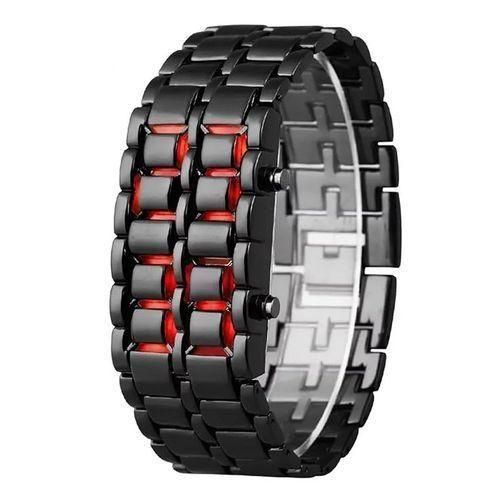 Shop LED Bracelet Watch With Lighting - Black | Jumia Uganda