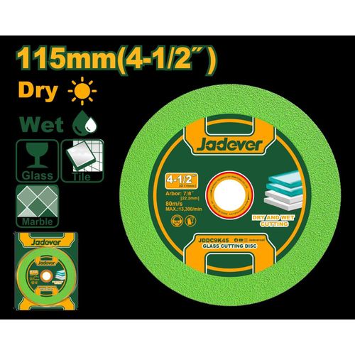 Shop JADEVER 115mm glass cutting disc with a 22.2mm shaft