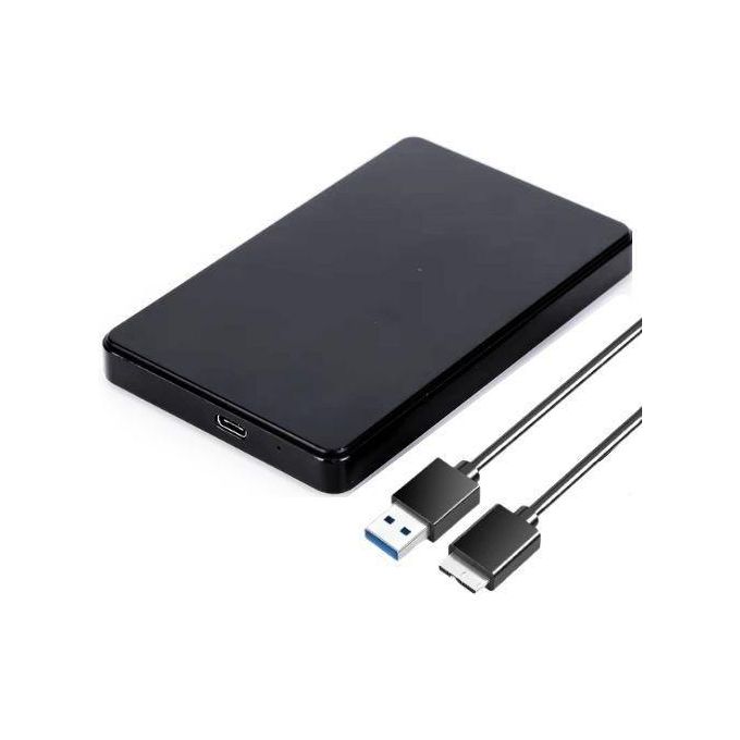 Shop Portable External Hard Disk Casing USB 3.0 SATA Enclosure-Black ...