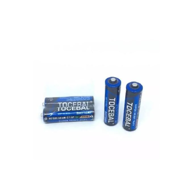 Shop Double AAA batteries Tocebal Heavy duty (10 pairs)-blue colour ...