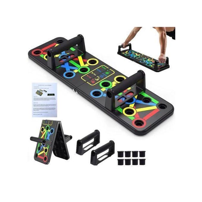 Shop Portable Push-ups Training Board - Multicolor
