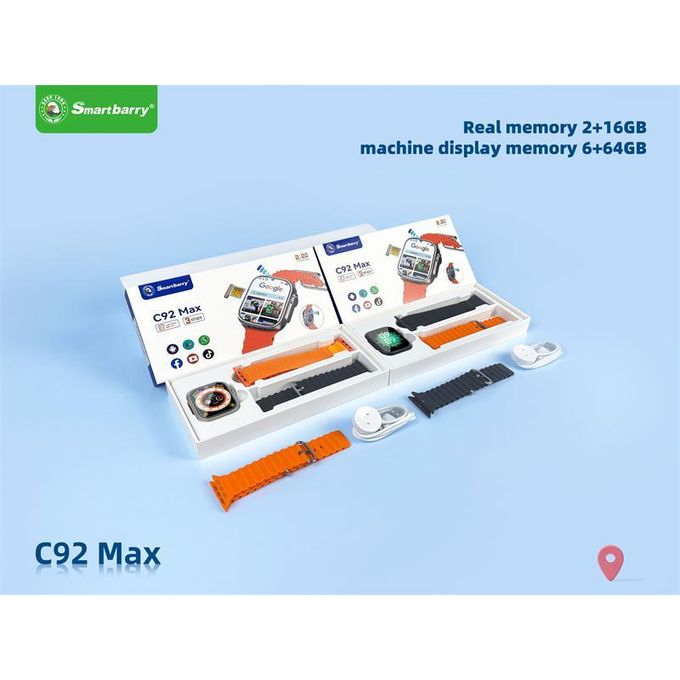 Shop Local Stock C92 Max 4G Smart Card Watch - Dual front