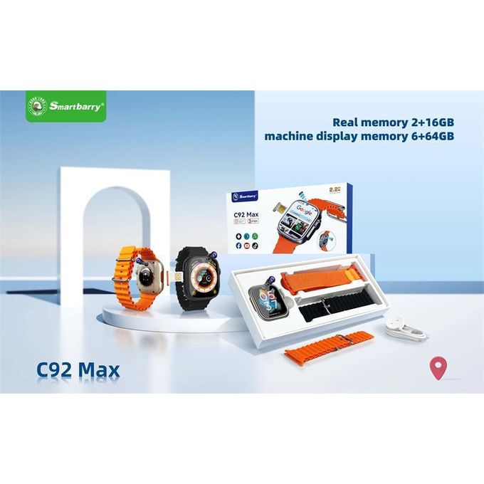 Shop Local Stock C92 Max 4G Smart Card Watch - Dual front