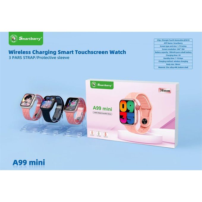Shop Local Stock-A99 Mini Smartwatch - 1.75 Inch Touch Screen, Wireless ...