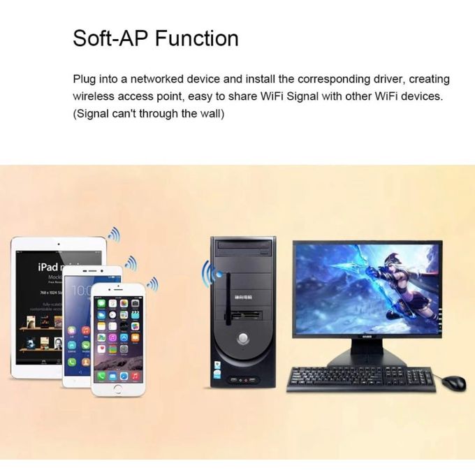 Shop USB WiFi Adapter 600Mbps Wi-Fi Adapter, High Gain USB