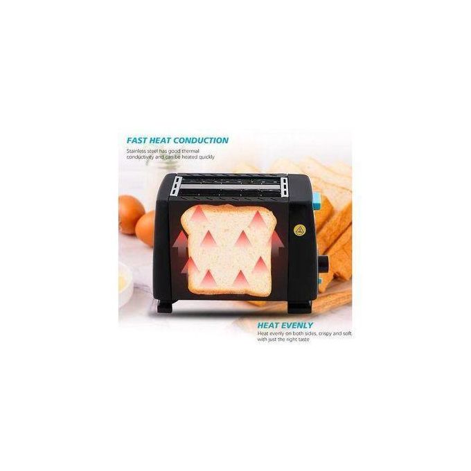 Shop 2 Piece Bread Toaster - Black