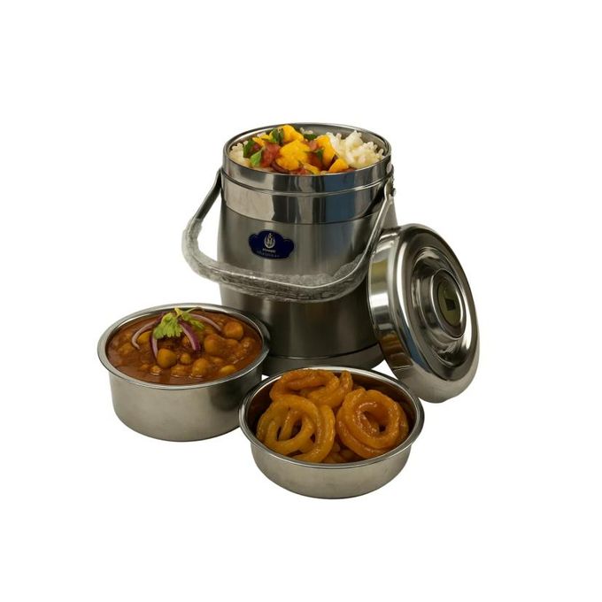 Shop 2.5L Hand Pan Double Layer Foam Heat Preservation Food Flask ...