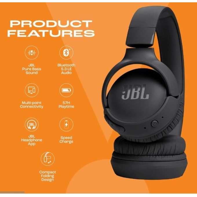 Shop Jbl Tune 510BT Pure Bass Wireless Bluetooth over-ear