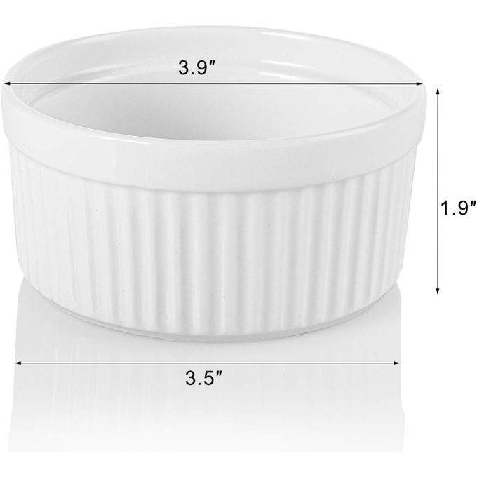 Shop 8 oz, Set of 12, Creme Brulee Ramekins, Souffle