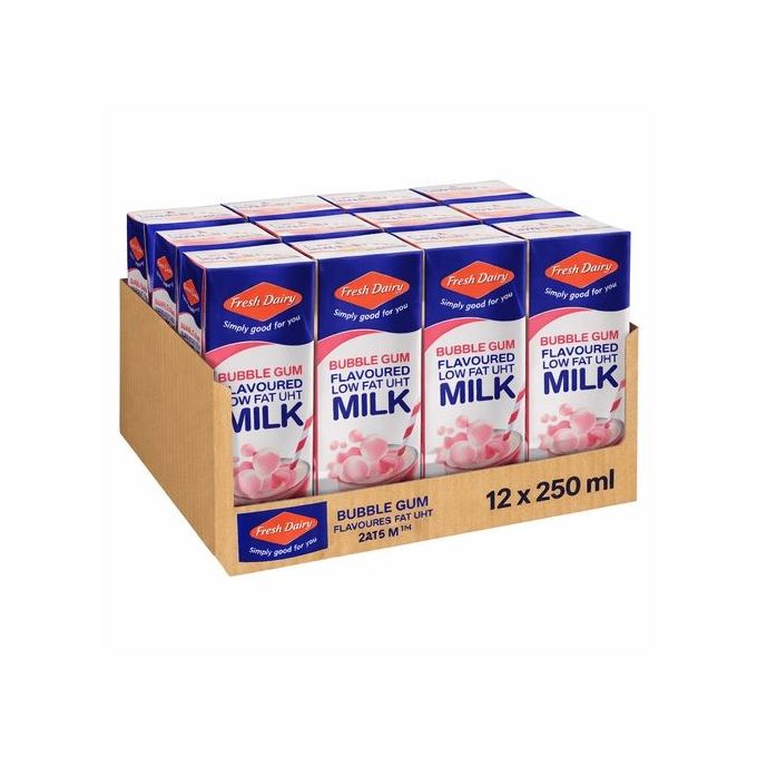 Shop Fresh Dairy Bubblegum Flavoured Milk - 6pcs*250ml