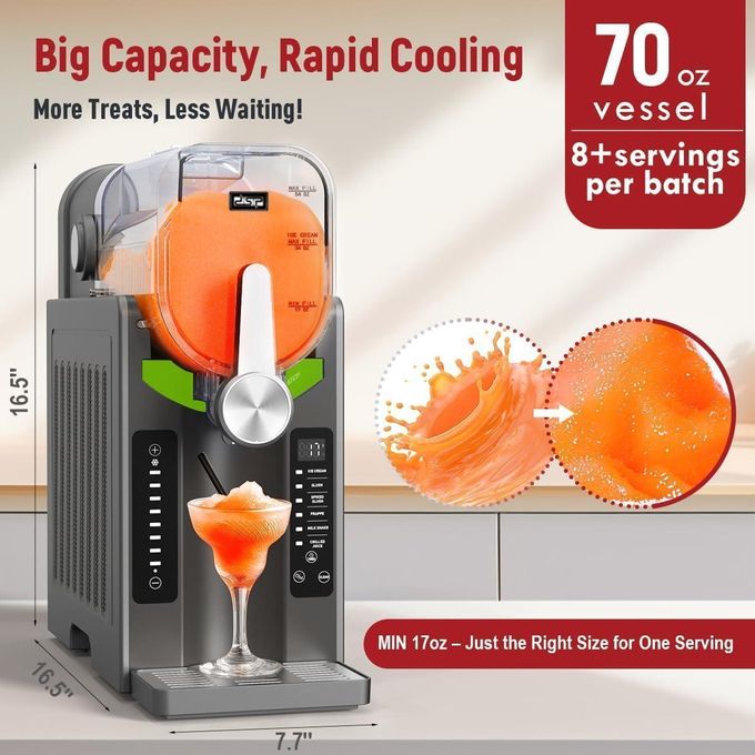Shop KJ3085 Frozen Dessert & Slushie Maker – 1500W Electric