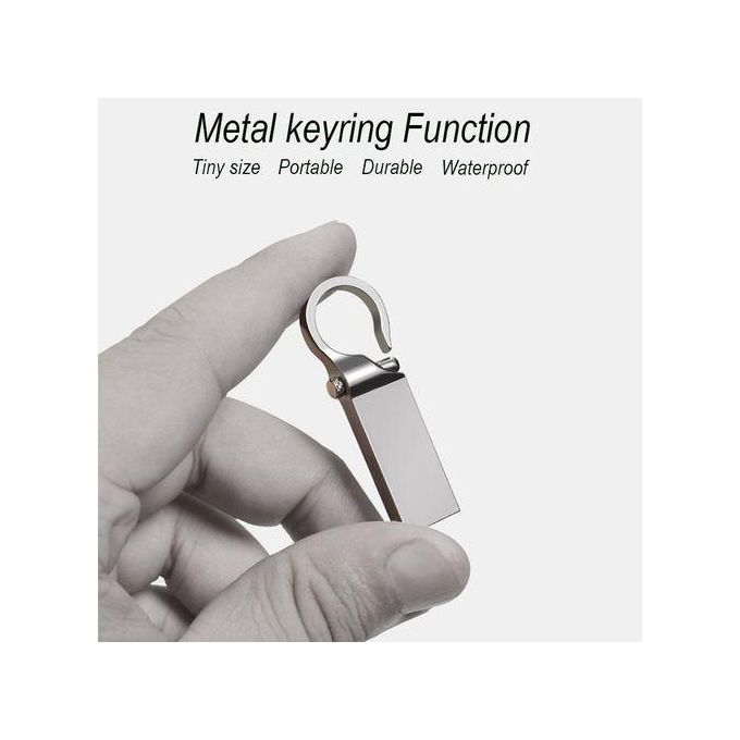 Shop GUEETON 128GB USB Flash Drive - Metal Hook, 3-in-1 OTG