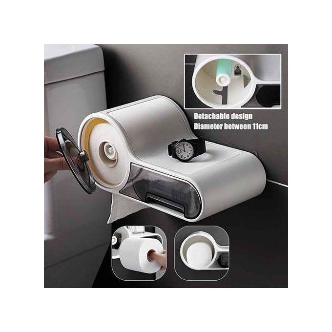 Shop Wall-Mounted Magic Sticker Series Tissue Roll Holder