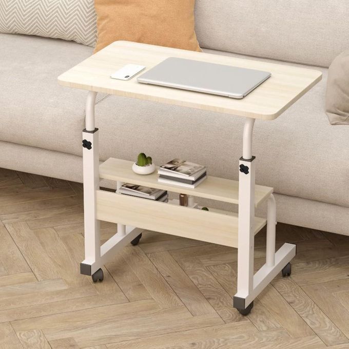Shop Adjustable Height Small Standing Laptop Desk, Portable Mobile ...