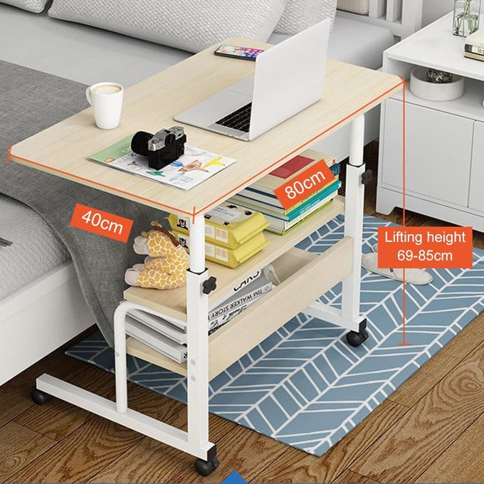 Shop Adjustable Height Small Standing Laptop Desk, Portable Mobile ...