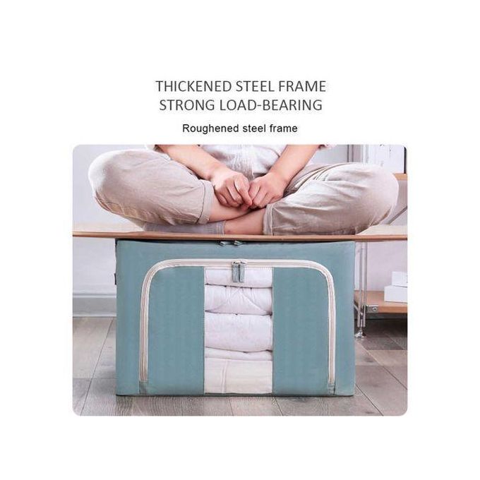 Shop 3 Pc Foldable Clothes Beddings Storage Box Organizer