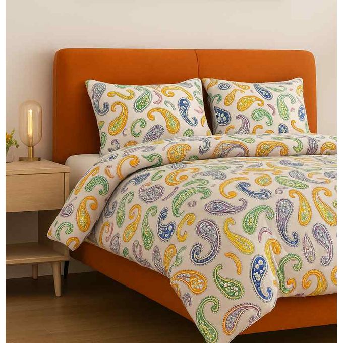 Shop 5*6 Duvet Set, 1 Duvet ,1 Bedsheet & 2 Pillow Cases Modern colours ...