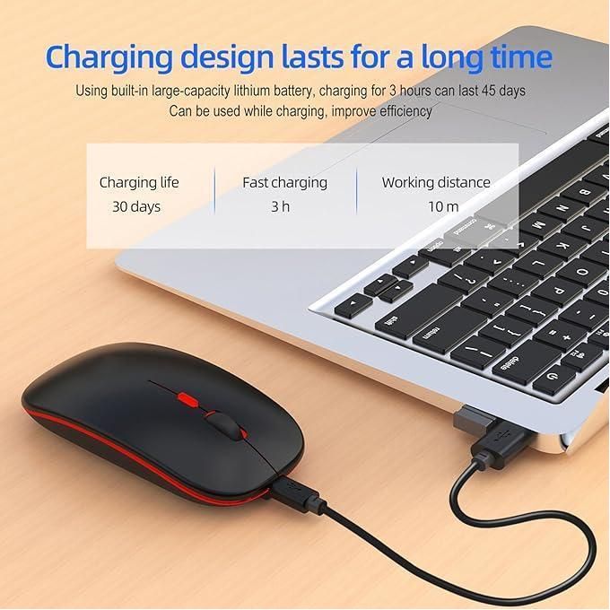 Shop 2.4G Wireless Mouse with Colourful Light, Mini Mouse