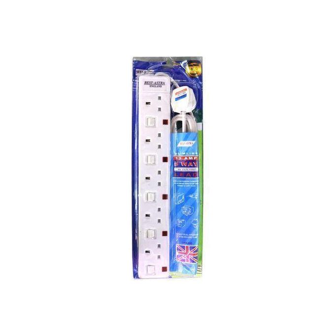 Shop 4 Way Astra Extension Cable Socket- White