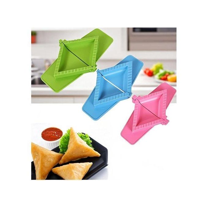 Shop 3 Piece Of Triangle Hinged Mould Press for Samosa