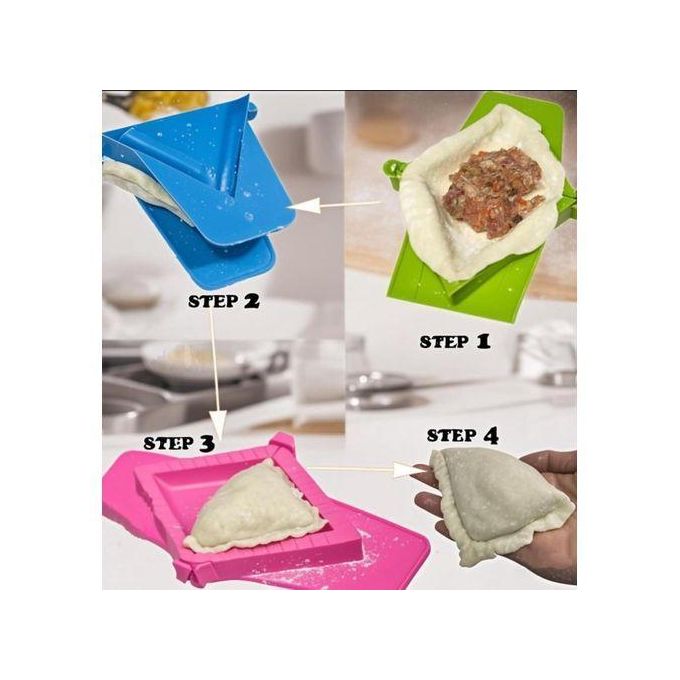Shop 3 Piece Of Triangle Hinged Mould Press for Samosa