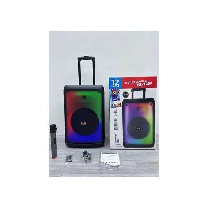 Shop Portable 12-Inch Trolley Speaker with RGB Lighting and