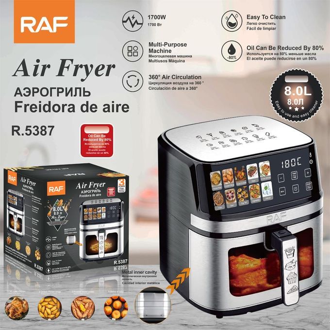 Shop 8 Litres Digital Electric Air Fryer With Visual