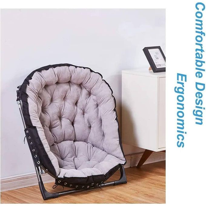 Shop Saucer Chair Folding Chairs Foldable Moon Chair Sun