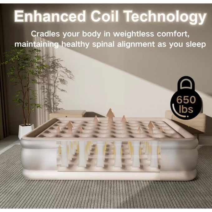 Shop Inflatable Air mattress 5by6 high density with