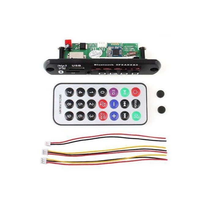 Shop 12V Bluetooth MP3 WMA FM AUX Decoder Board Audio Module TF SD Card ...