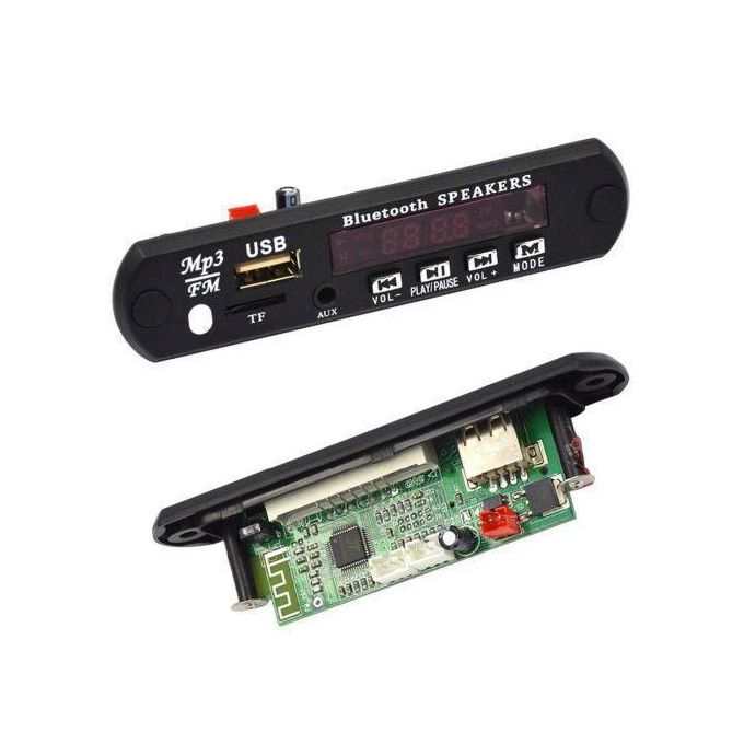 Shop 12V Bluetooth MP3 WMA FM AUX Decoder Board Audio Module TF SD Card ...