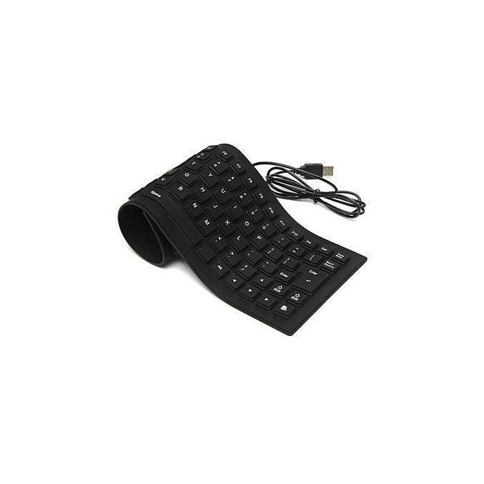 Shop USB Flexible Foldable Soft Touch Silicone Gel Keyboard for PC ...