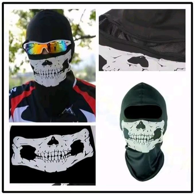 Shop Mask- Full Face Mask Black Ghost Print Balaclava | Jumia Uganda