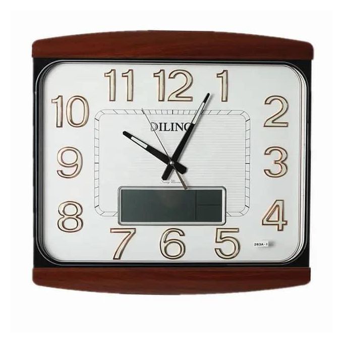 Shop Home Decoration plastic DILING square clock Large LCD
