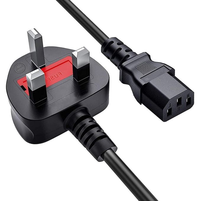 Shop DOCKCASE 3M power cable 3 Pin UK Europe power cord 3 pin desktop ...