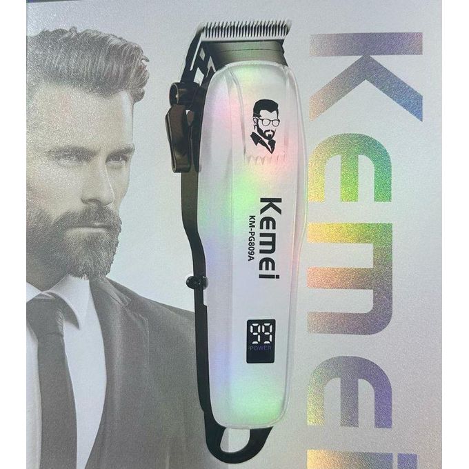 Shop Rechargeable Electric Haircut Machine Professional LCD