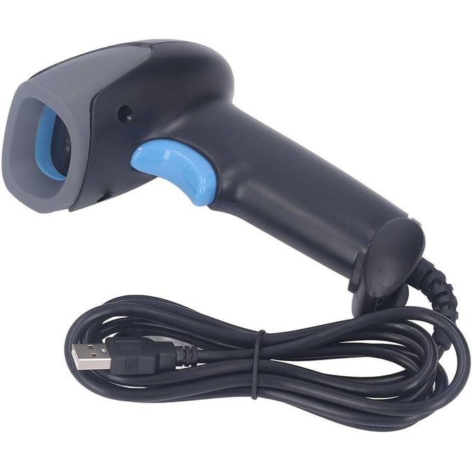 Shop Handheld 2D QR Barcode Scanner Logistics Wired Barcode