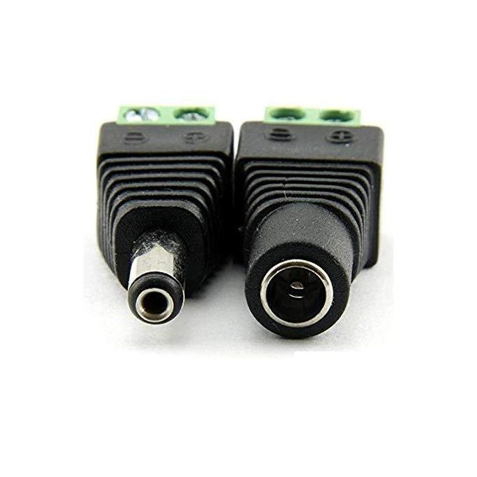 Shop Male and Female DC Power Plug-Connector (4 Male + 4 Female ...
