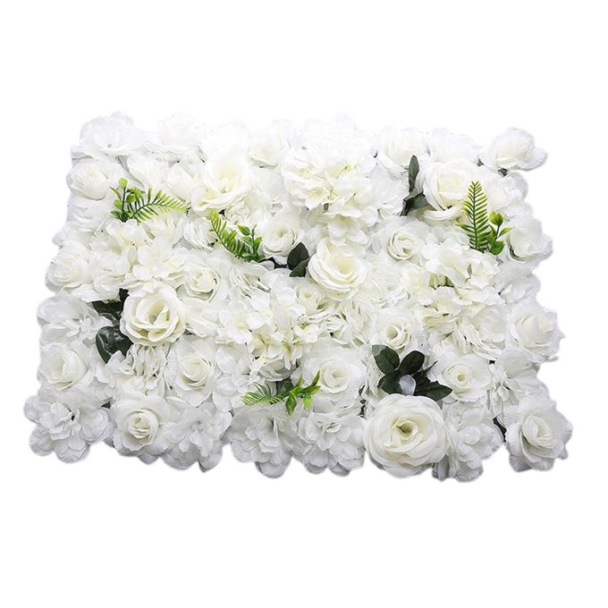 Shop Flower Panels Silk Floral Backdrop for Wedding Stage