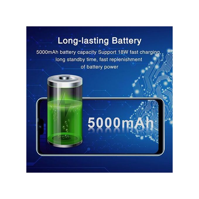 Shop C1 4G 6GB RAM, 64GB ROM 6.3 Inch HD Screen 4000mAh Battery – Blue ...