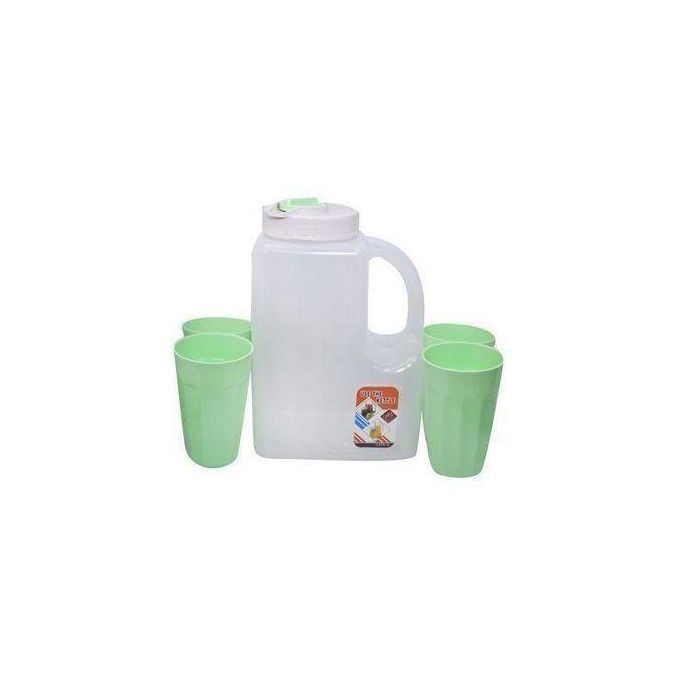Shop 4000ml Plastic Fridge Juice Water Bottle Storage Can