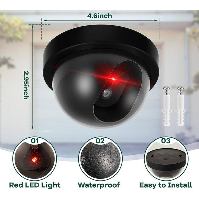 Shop Flashlight dummy dome fake CCTV camera | Jumia Uganda