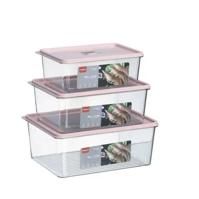 Shop 3 Set Serving and Storage Containers-Transparent | Jumia Uganda