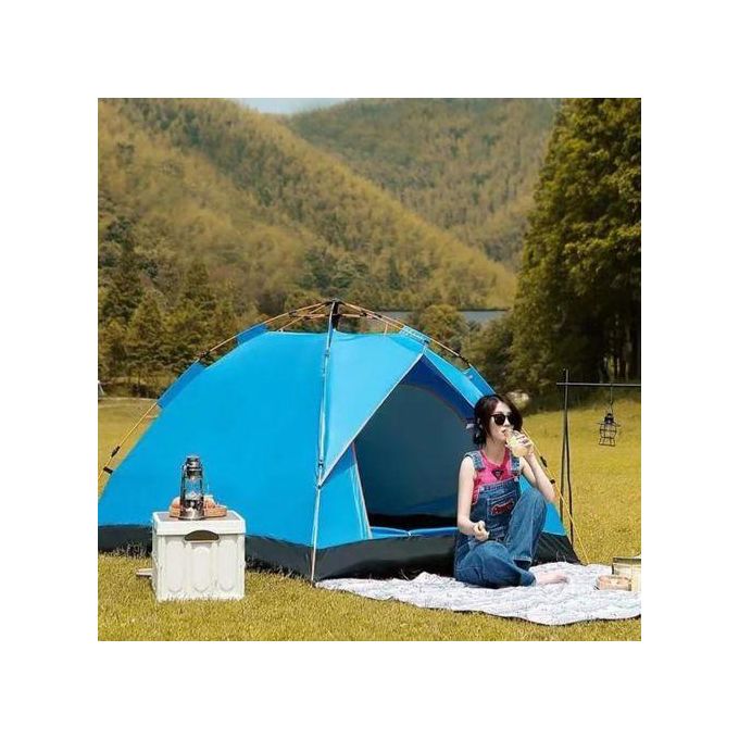 Shop Automatic Camping Tent 3-4 People - Multicolor