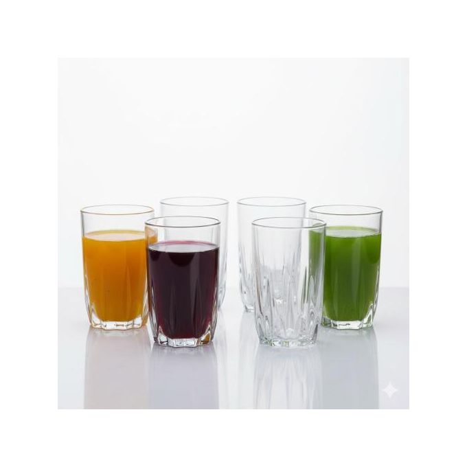Shop set of 6 drinking glasses 330ml 176 | Jumia Uganda