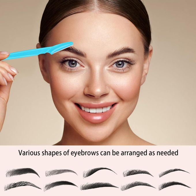 Shop 6/12-Piece Facial Eyebrow Razor Beauty Tool – Hair