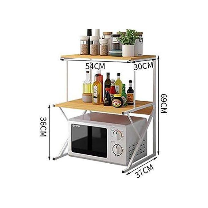Shop 2 Tier Microwave Stand Oven Rack Shelf And Kitchen