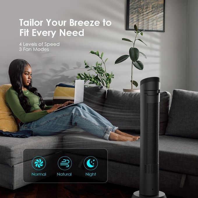 Shop CyberStorm Powerful Wind, Adjustable Comfort Tower Fan | Jumia Uganda